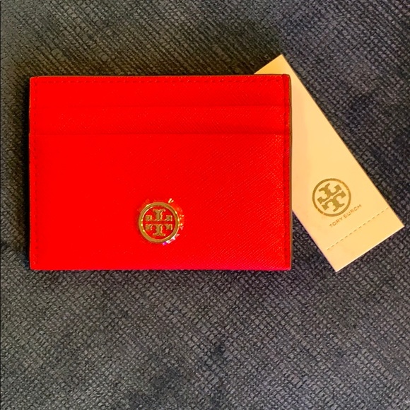 Tory Burch | Bags | Tory Burch Robinson Card Case Nwt | Poshmark